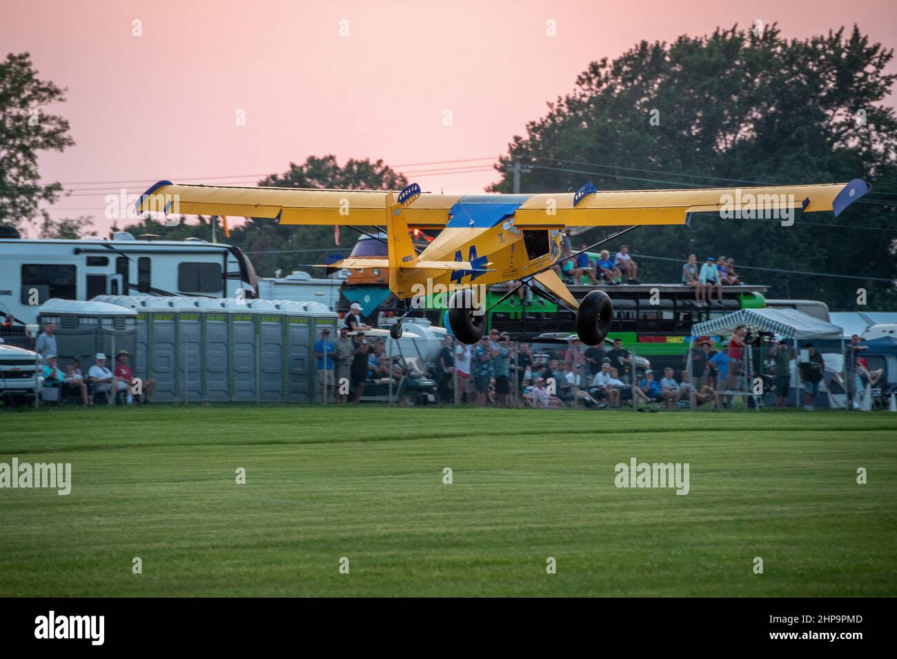 Eaa airventure airplane air show oshkosh wisconsin hi-res stock ...