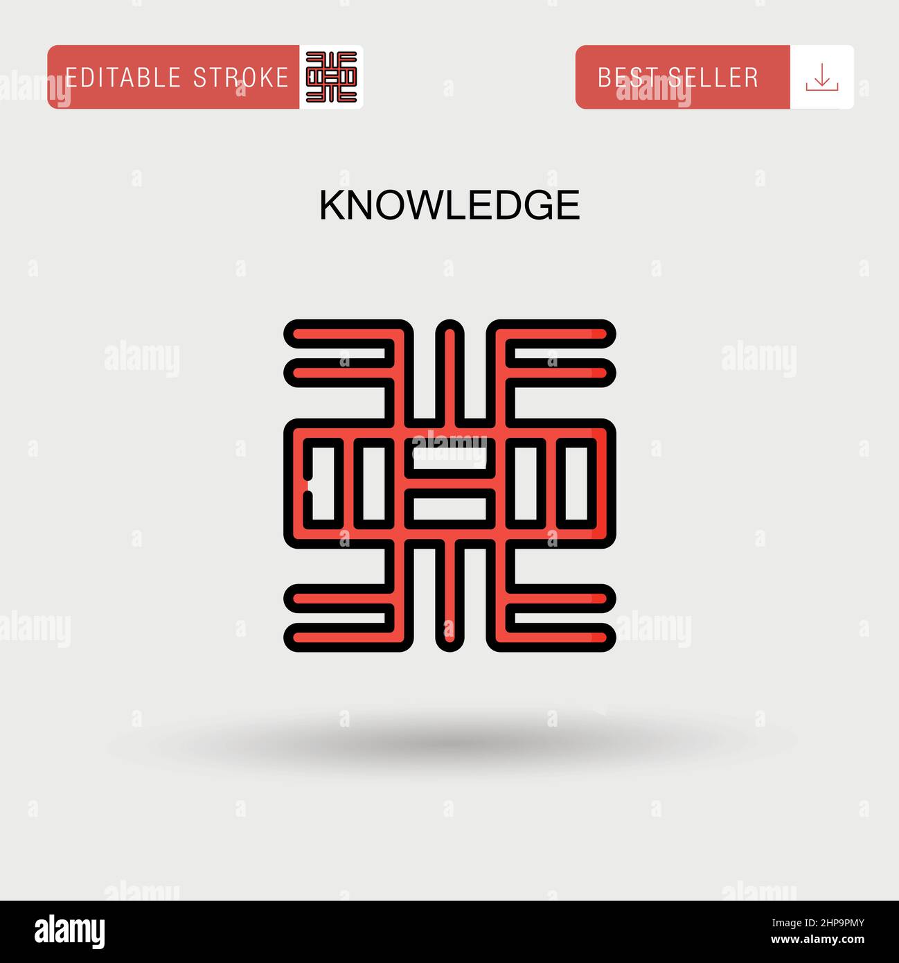 Knowledge icon Stock Vector Images - Alamy