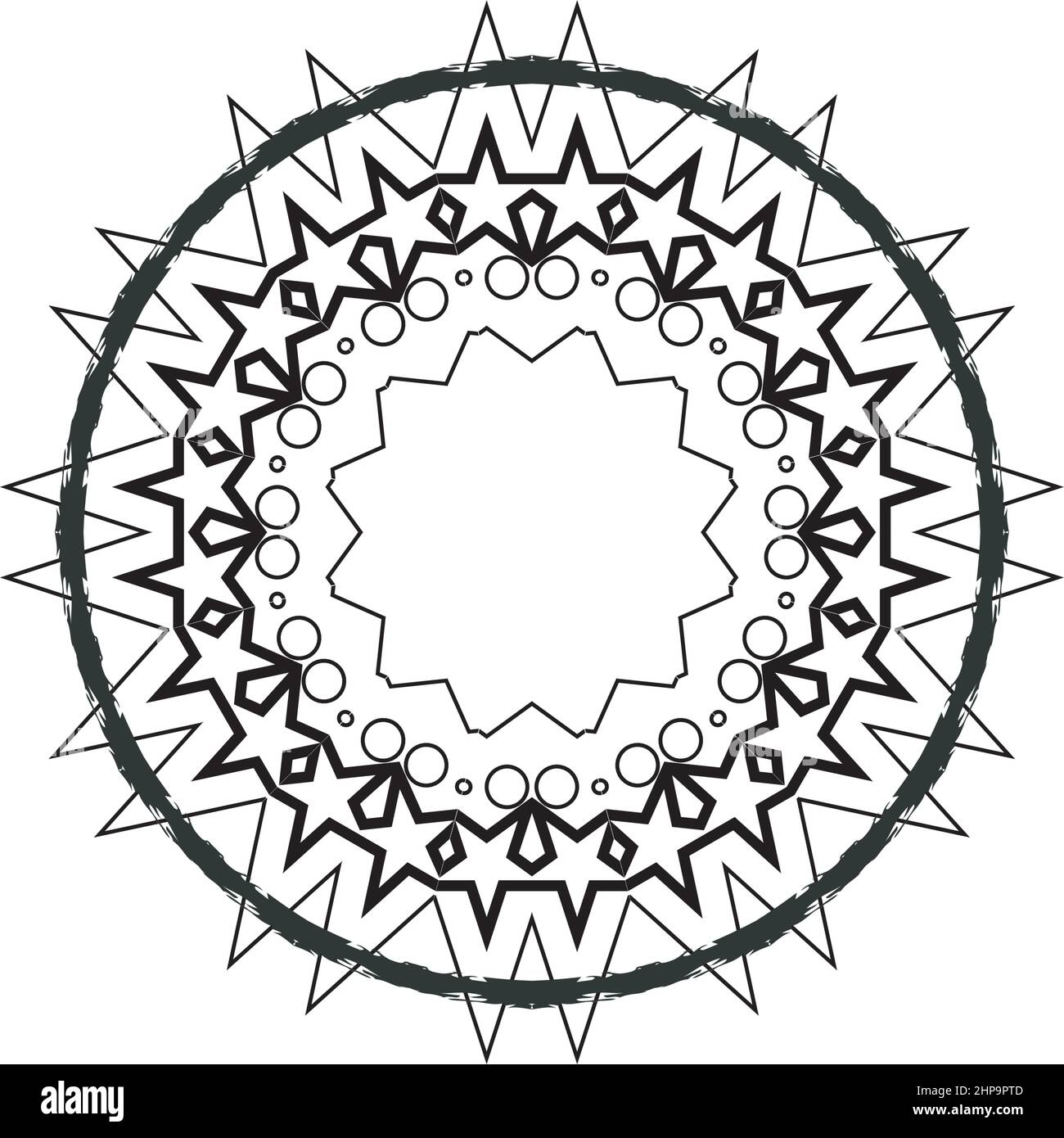 Geometric ethnic pattern mexico Black and White Stock Photos & Images ...