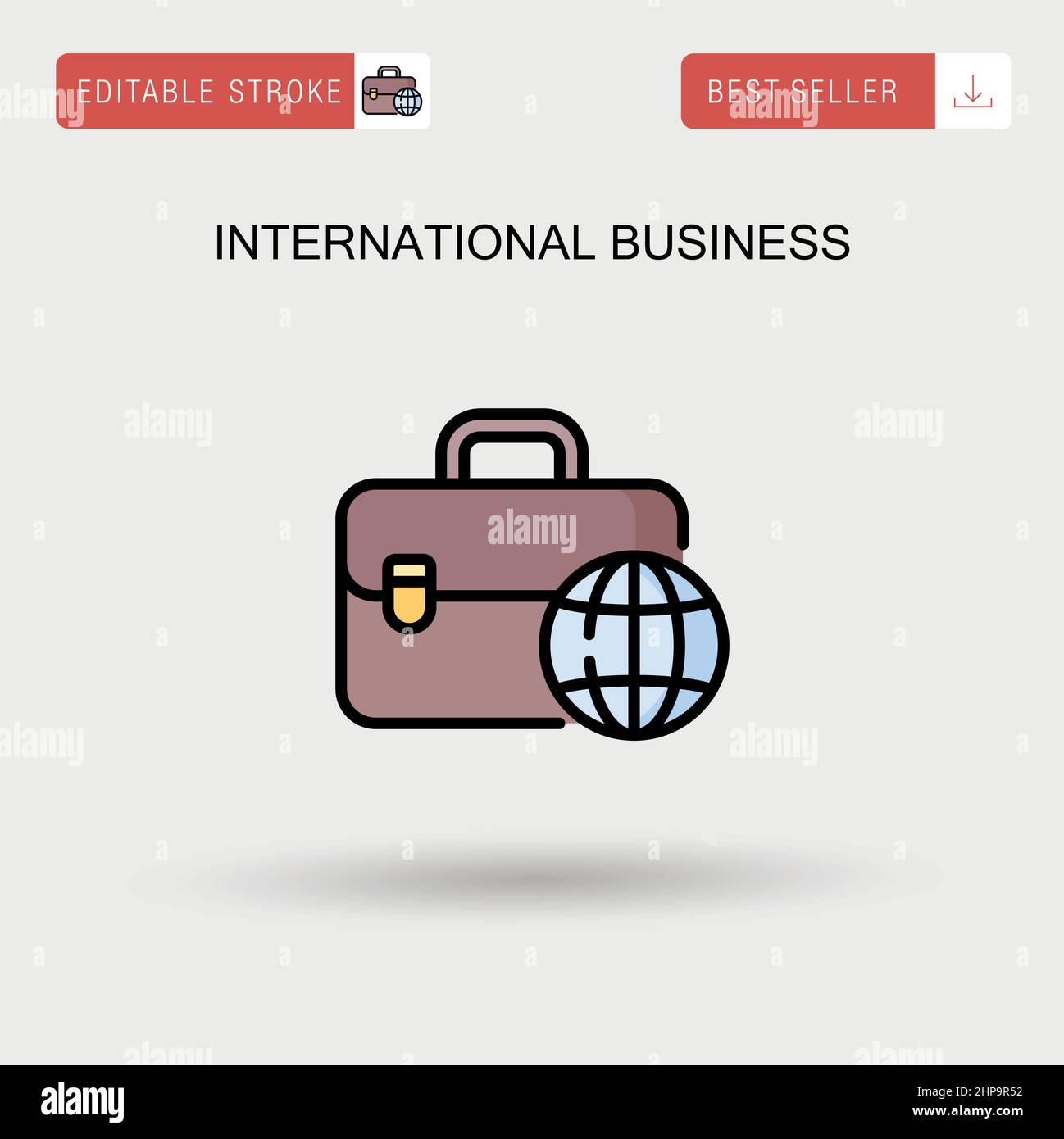 Concept international business connection Stock Vector Images - Alamy