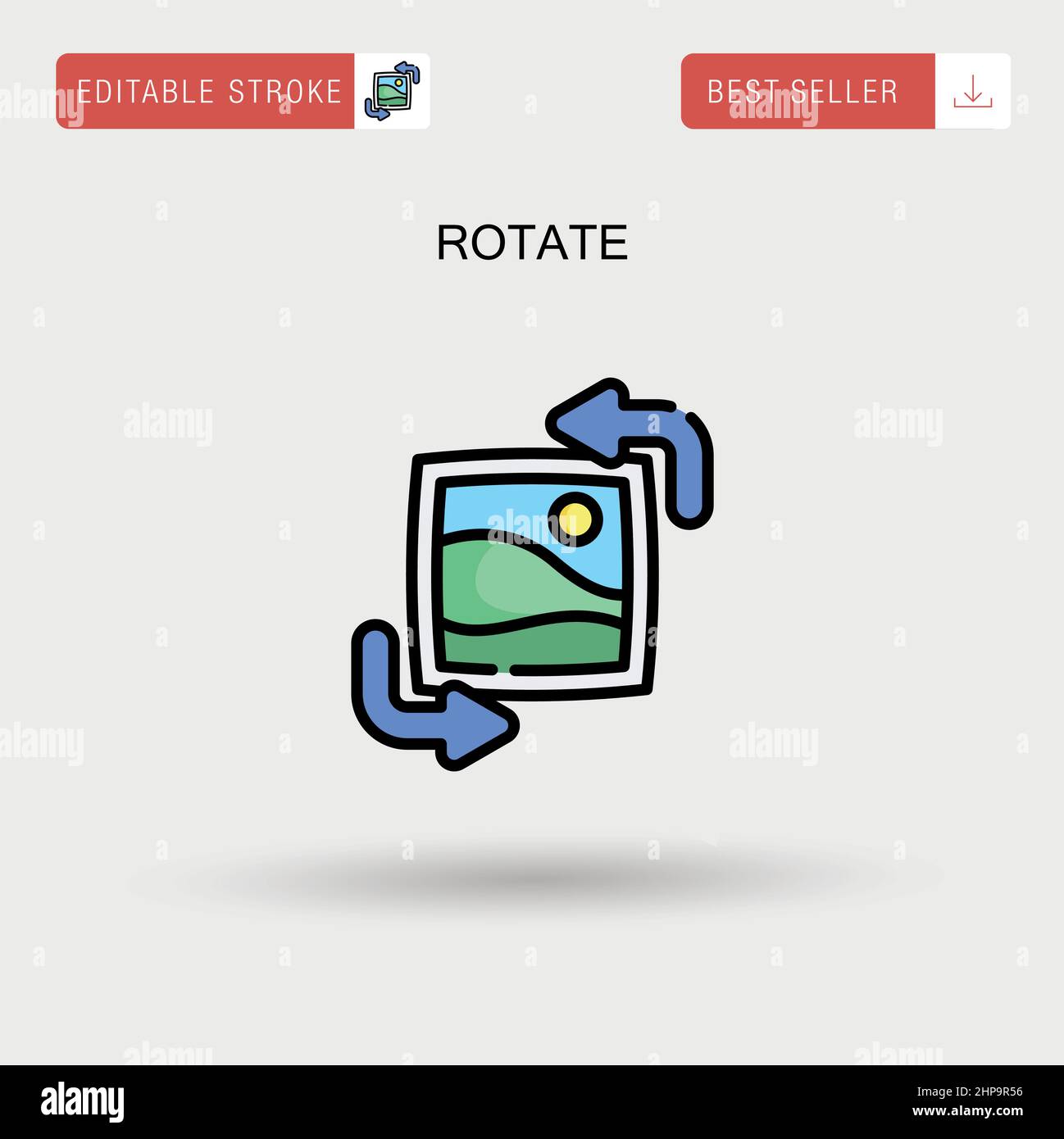 Digital loop icon Stock Vector Images - Alamy