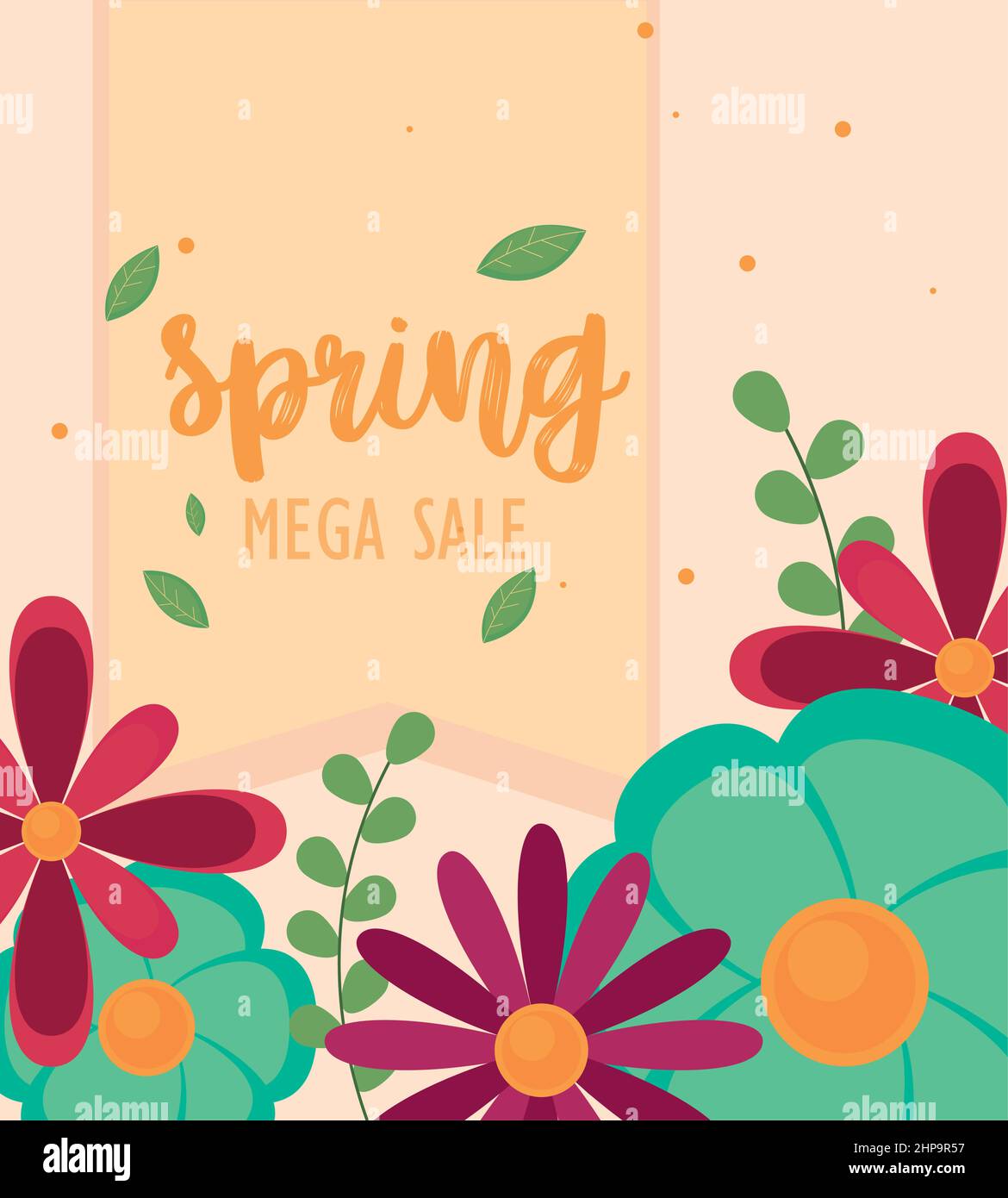 spring mega sale Stock Vector Image & Art - Alamy