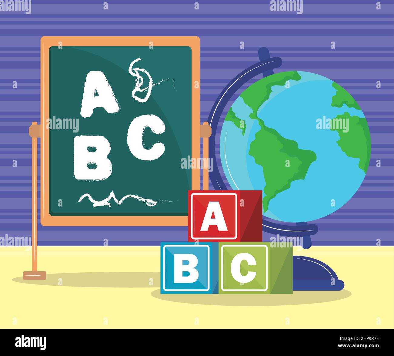 kindergarten learning and study Stock Vector Image & Art - Alamy