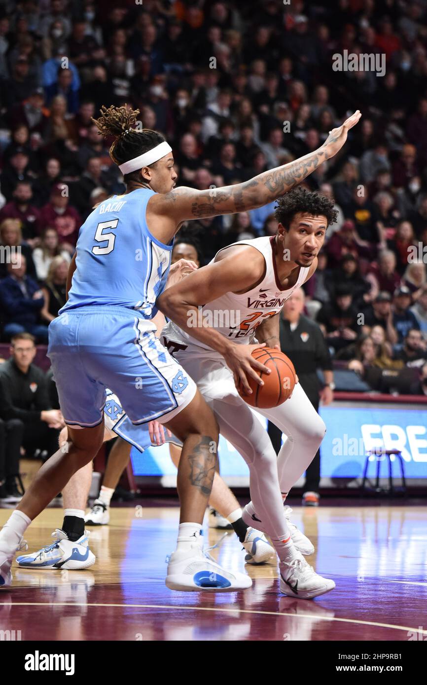 Blacksburg, Virginia, USA. 9th Nov, 2021. Virginia Tech Hokies forward ...