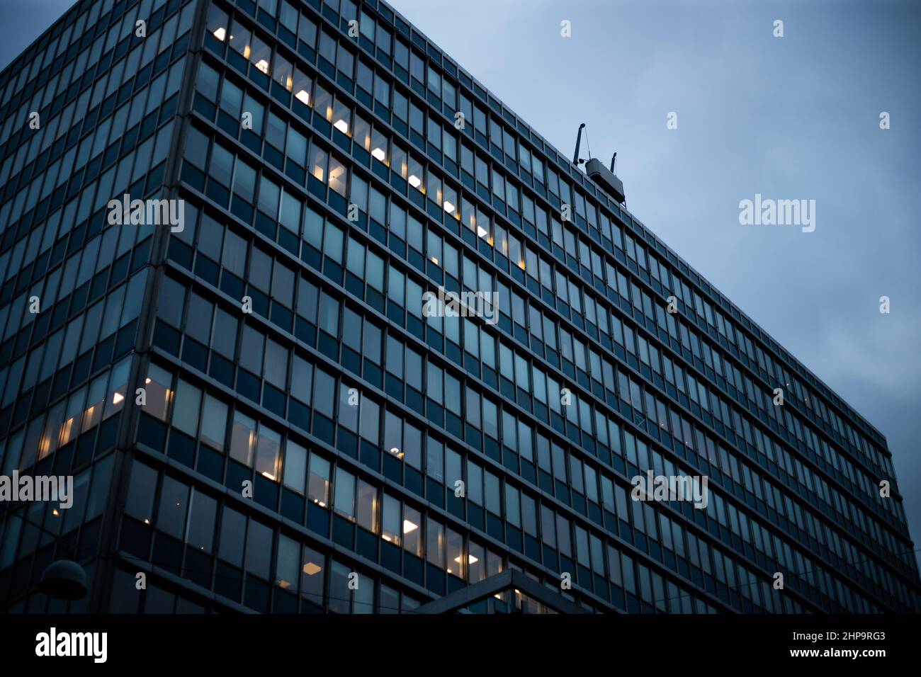Metal Building Office Facades