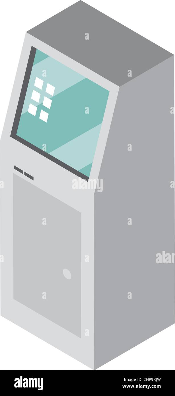 Automatic train ticket machine Cut Out Stock Images & Pictures - Alamy