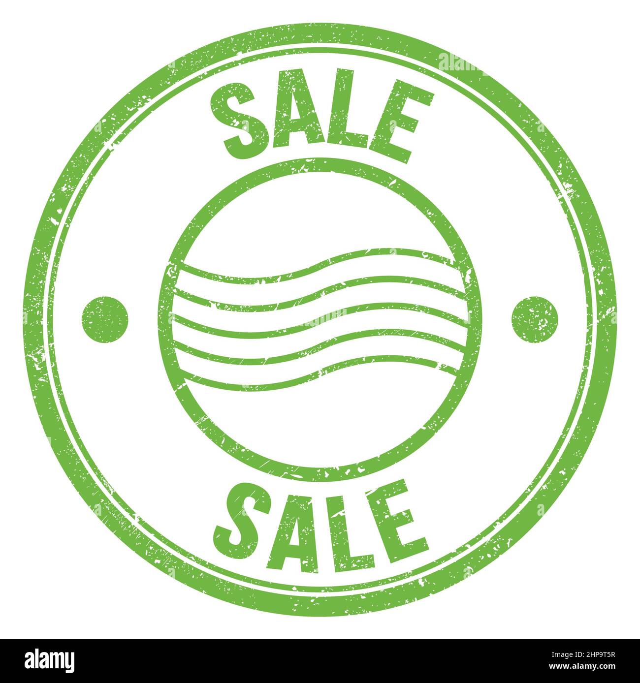 SALE word written on green round postal stamp sign Stock Photo - Alamy