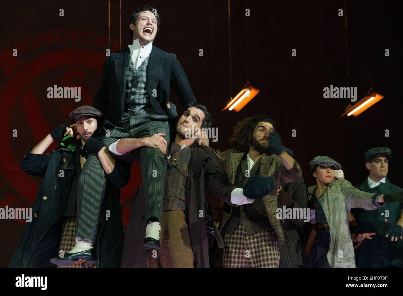 David Pérez Bayona performs during the opera "el sobre verde" (the ...