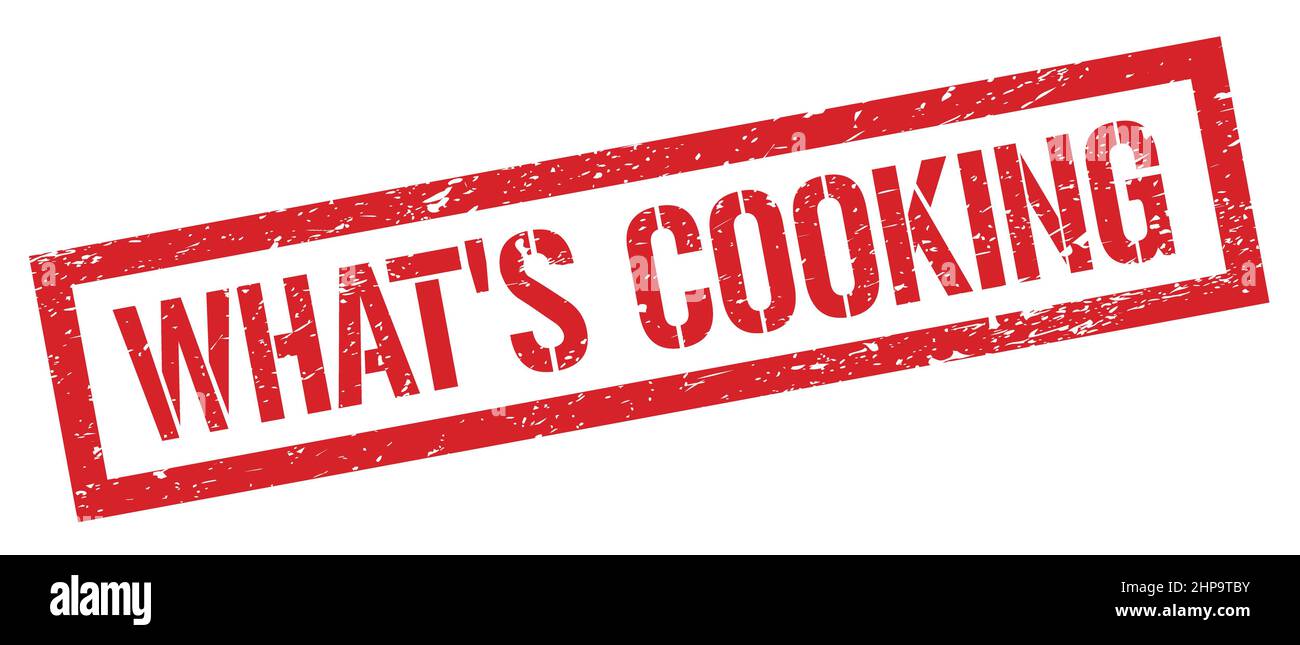 Whats cooking stamp hi-res stock photography and images - Alamy