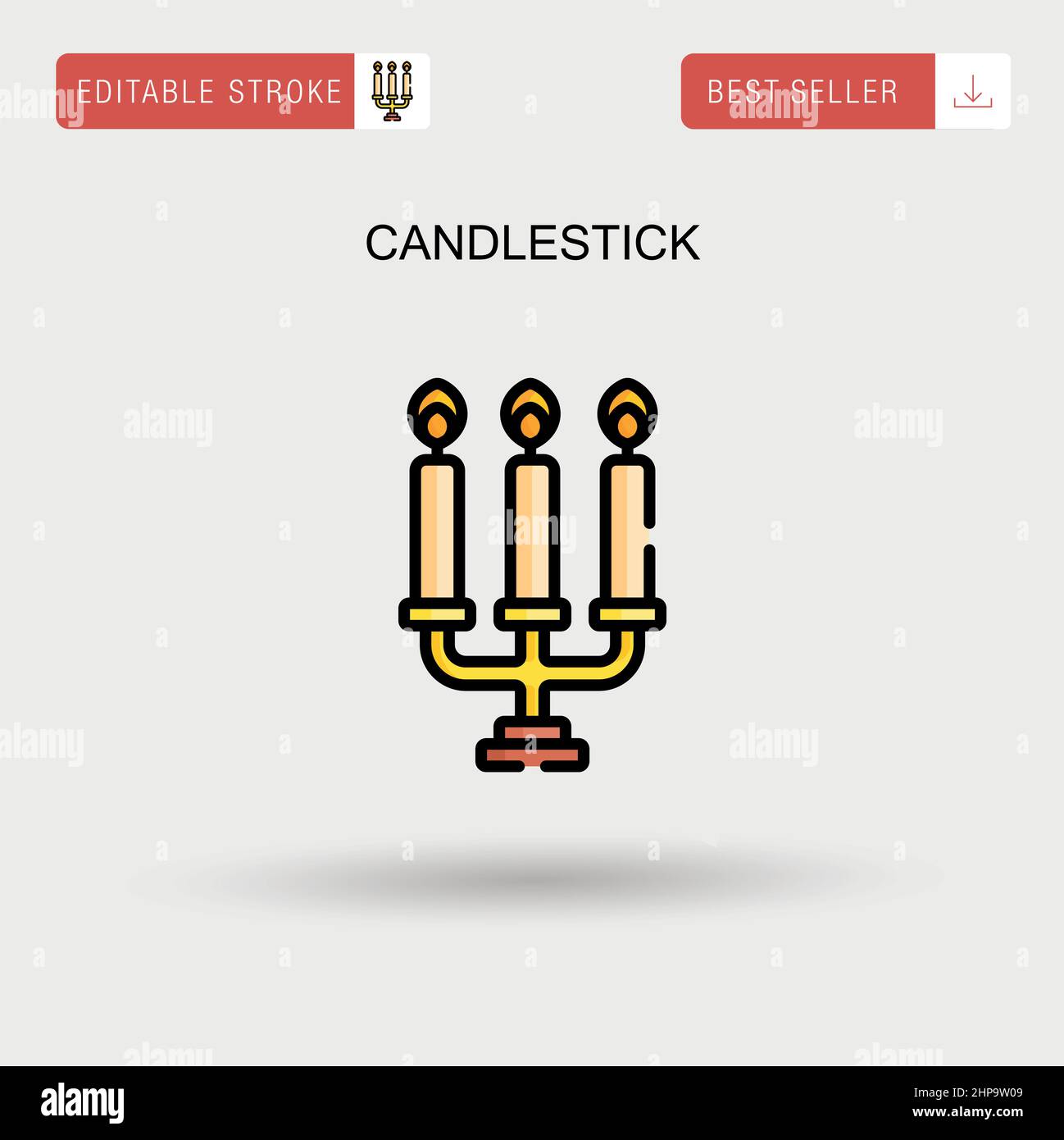 Candlestick design hi-res stock photography and images - Alamy