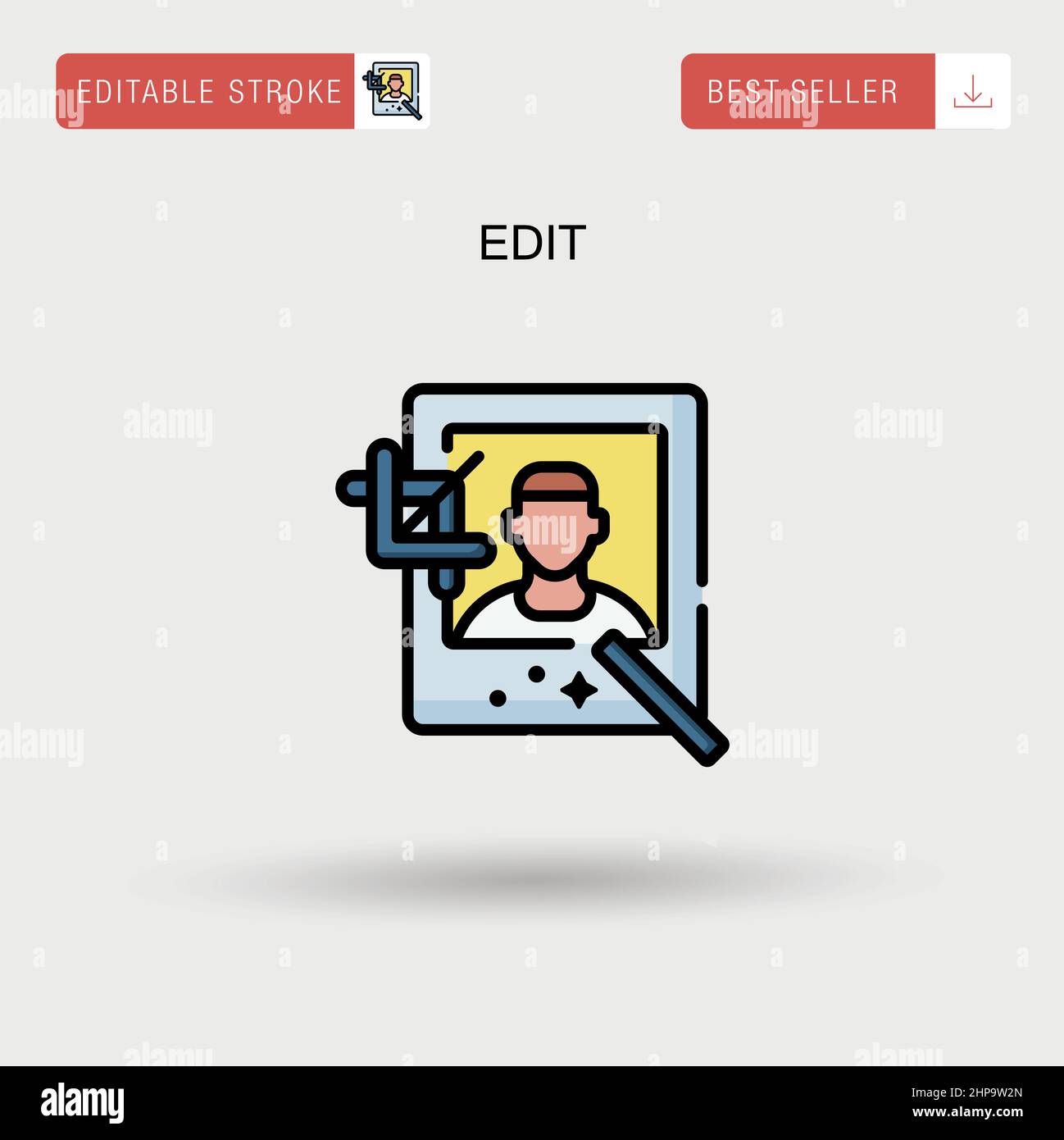 Edit Simple vector icon Stock Vector Image & Art - Alamy