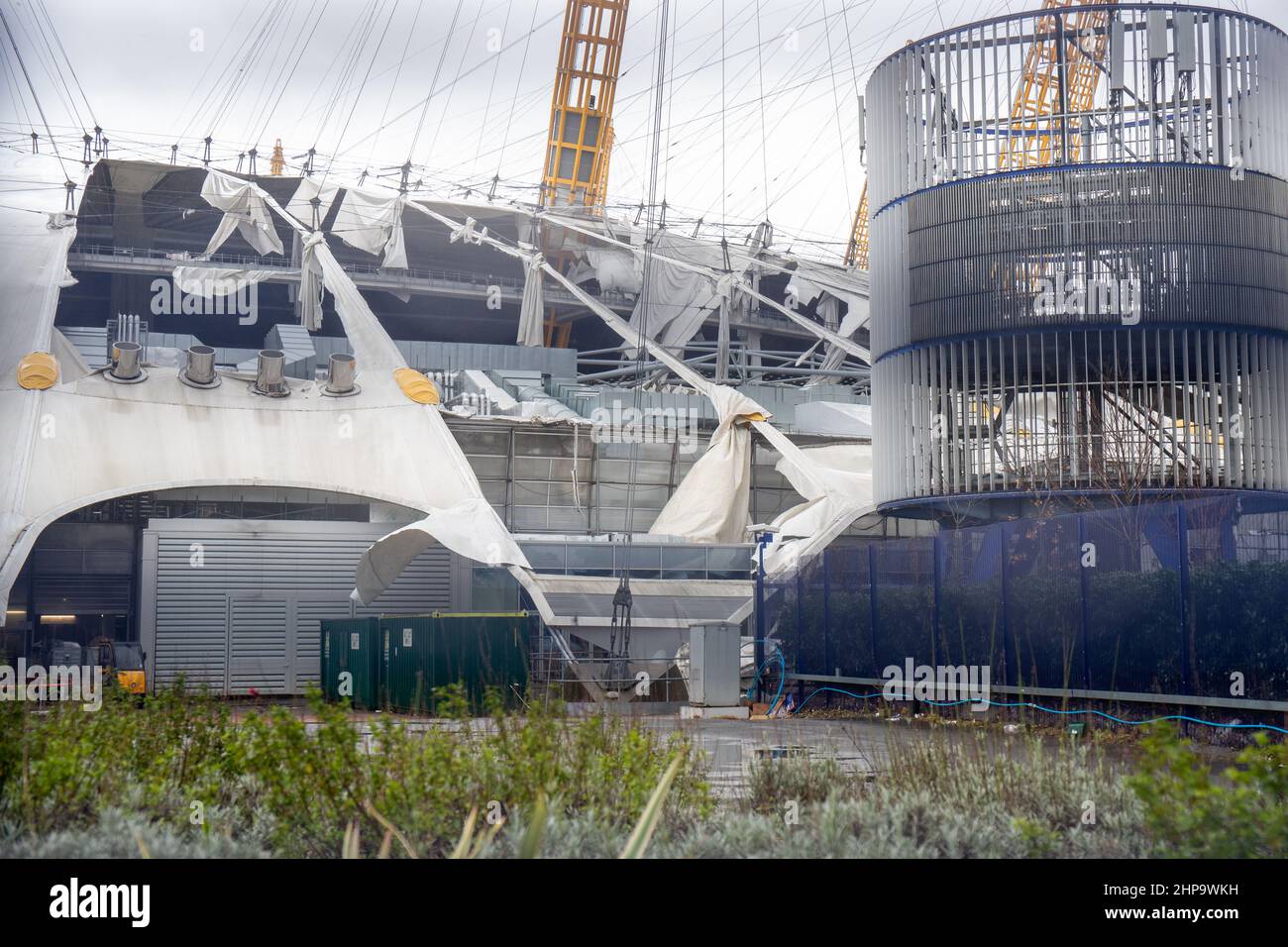 LONDON, FEBRUARY 19 2022, London’s O2 arena remains closed after the ...