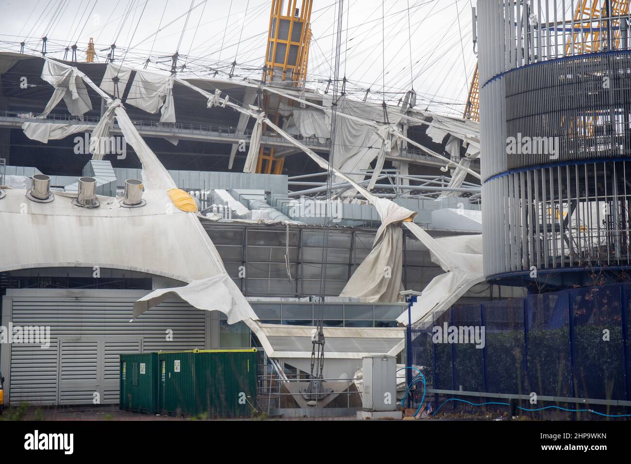 LONDON, FEBRUARY 19 2022, London’s O2 arena remains closed after the ...