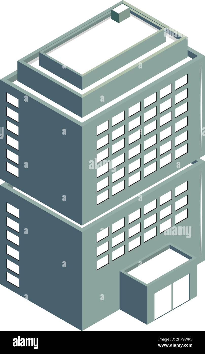 isometric city building Stock Vector Image & Art - Alamy