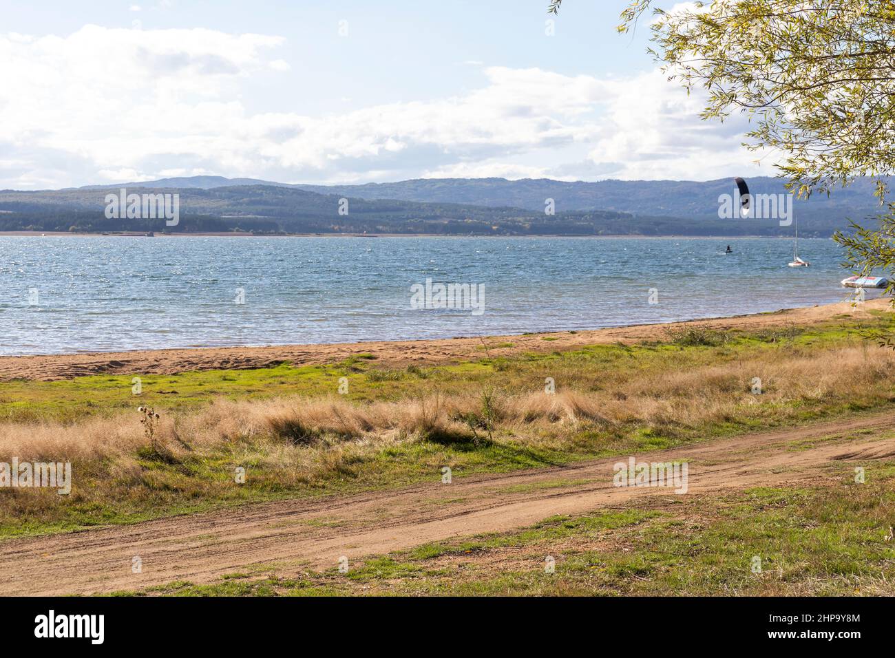 Amazing autumn view of Iskar Reservoir near city of Sofia, Bulgaria ...