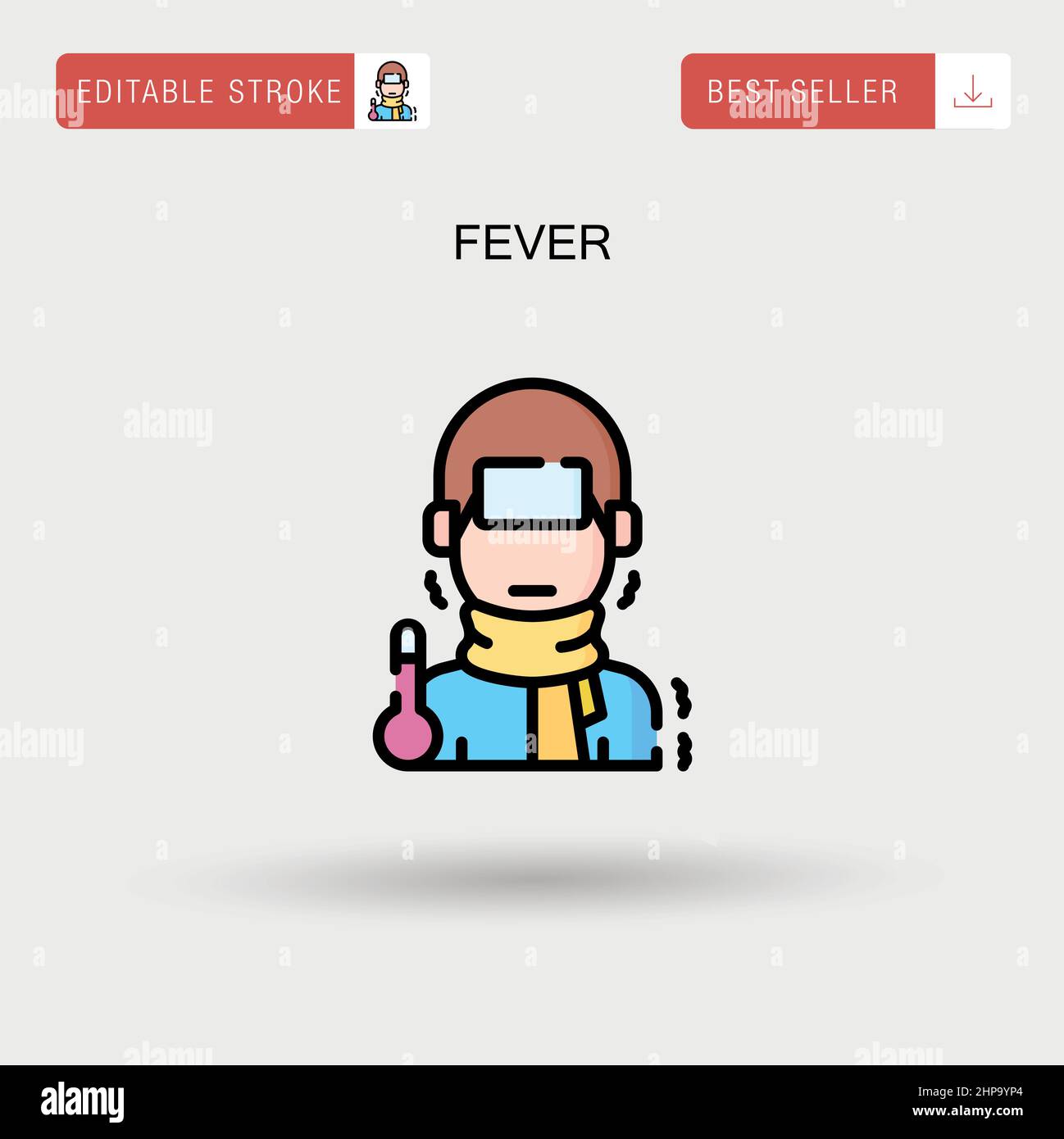Fever icon hi-res stock photography and images - Alamy