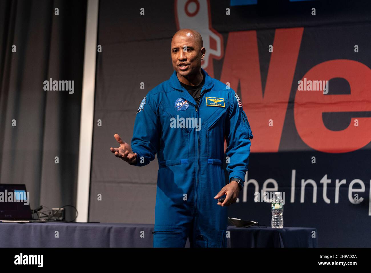 New York, USA. 19th Feb, 2022. NASA astronaut Victor J. Glover, Jr ...