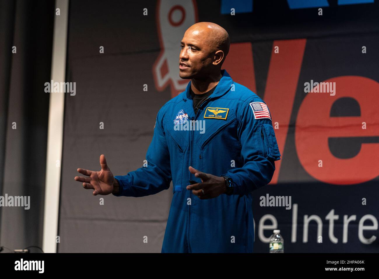 New York, NY - February 19, 2022: NASA astronaut Victor J. Glover, Jr ...
