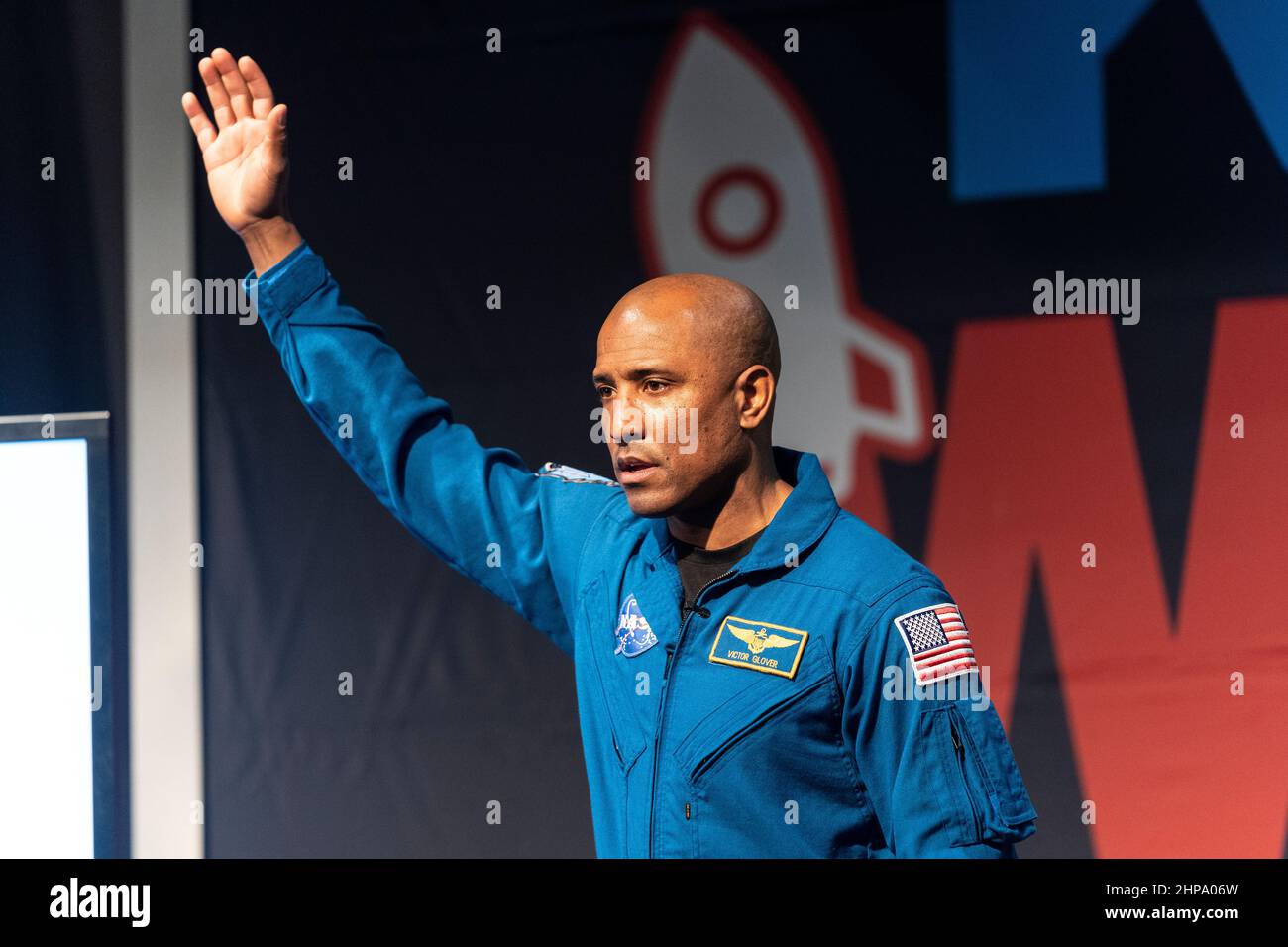 New York, NY - February 19, 2022: NASA astronaut Victor J. Glover, Jr ...