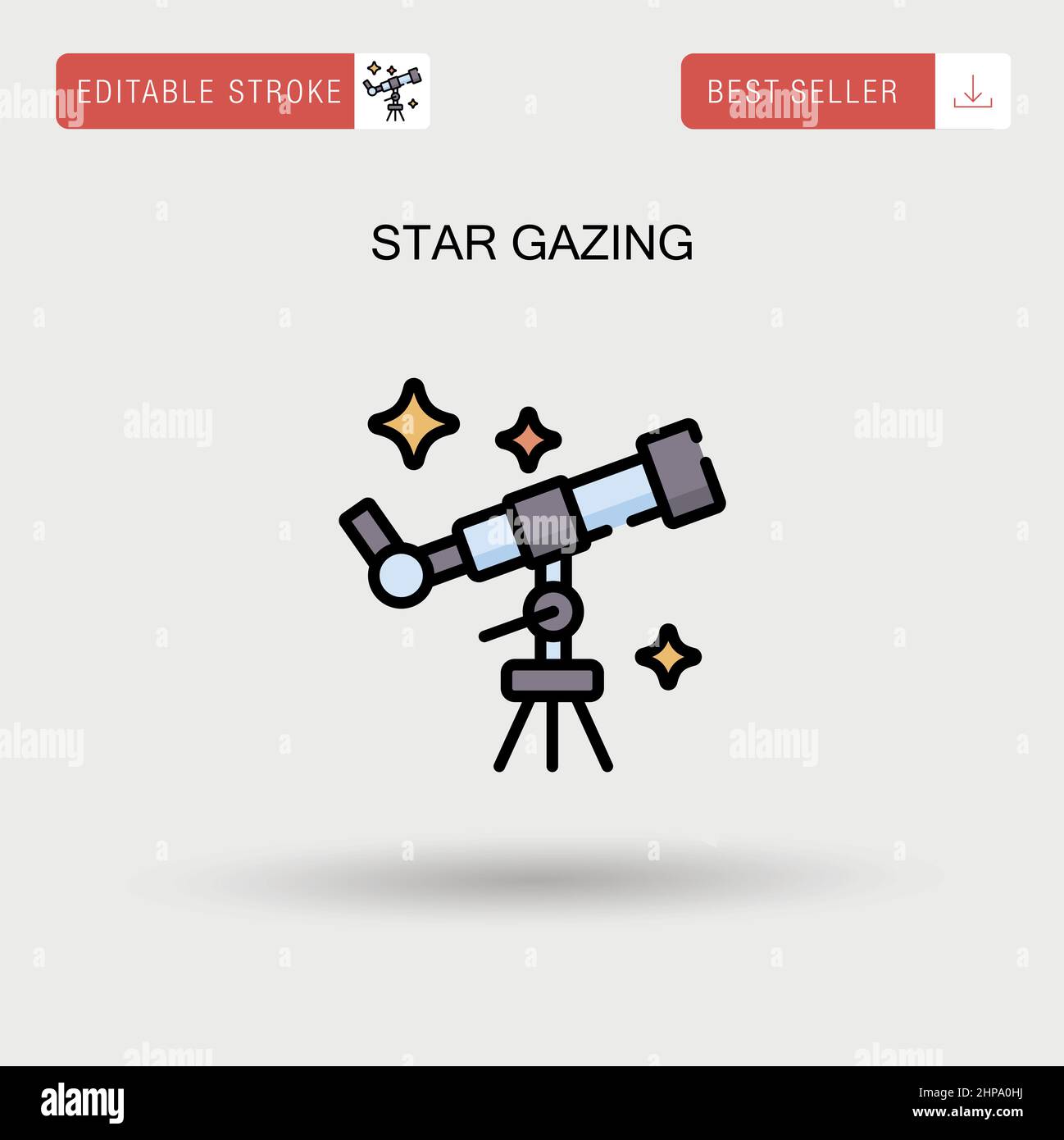 People star gazing Stock Vector Images - Alamy