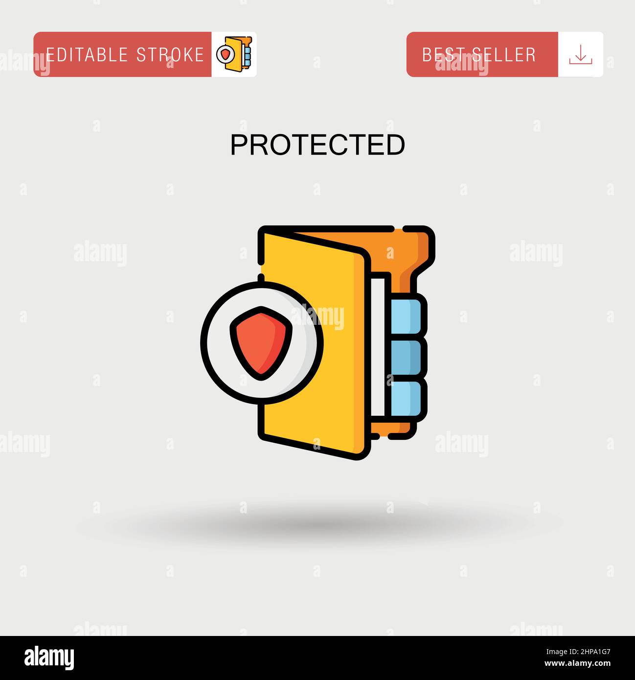 Protected icon hi-res stock photography and images - Alamy