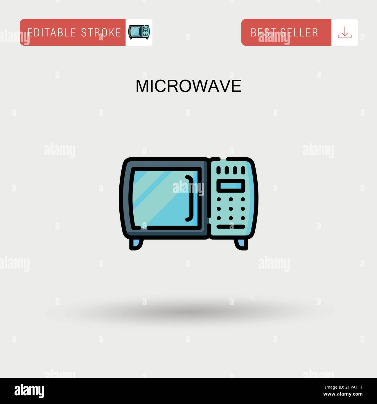 Microwave oven icon hi-res stock photography and images - Alamy