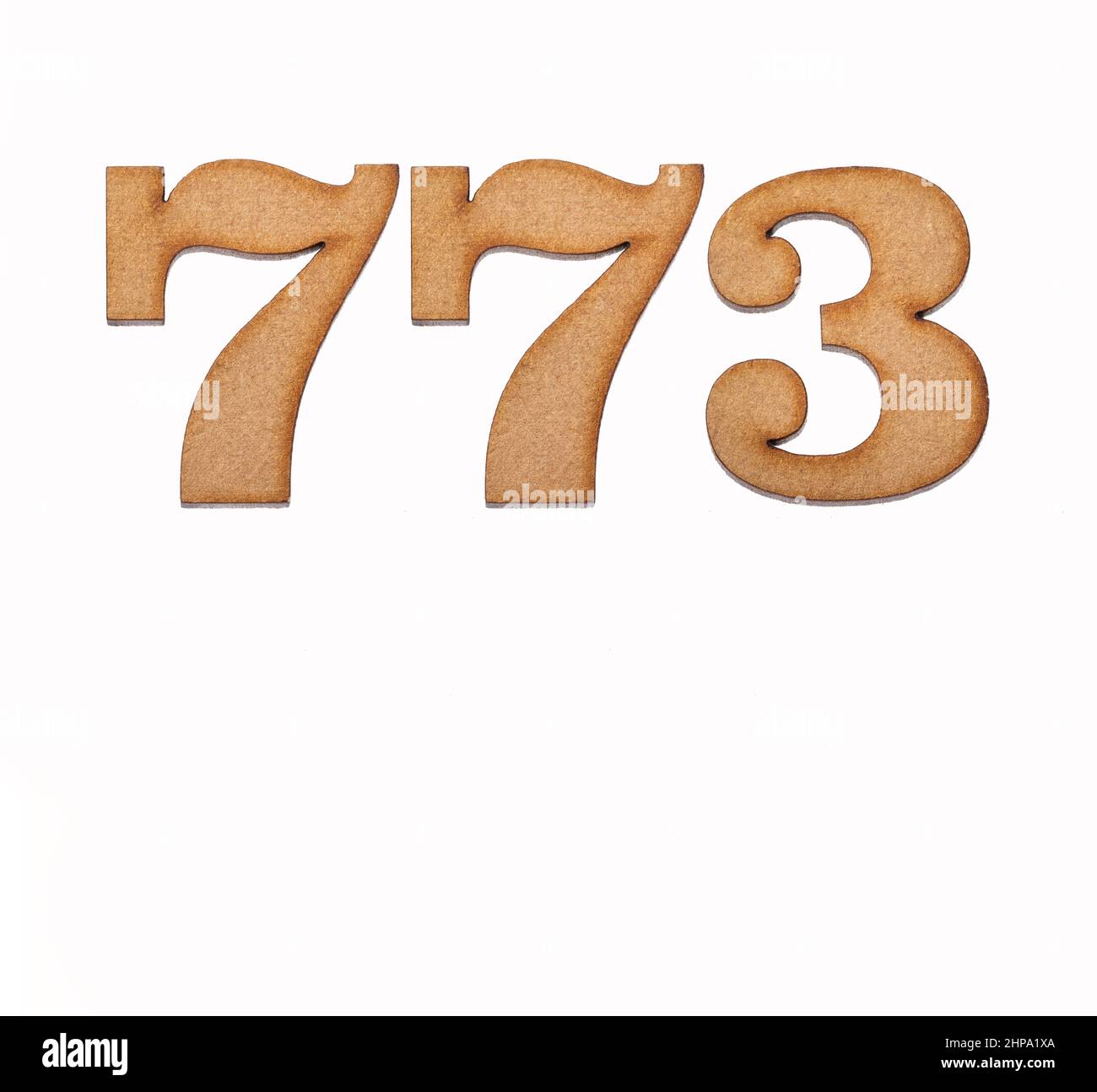 Number 773 Cut Out Stock Images & Pictures - Alamy