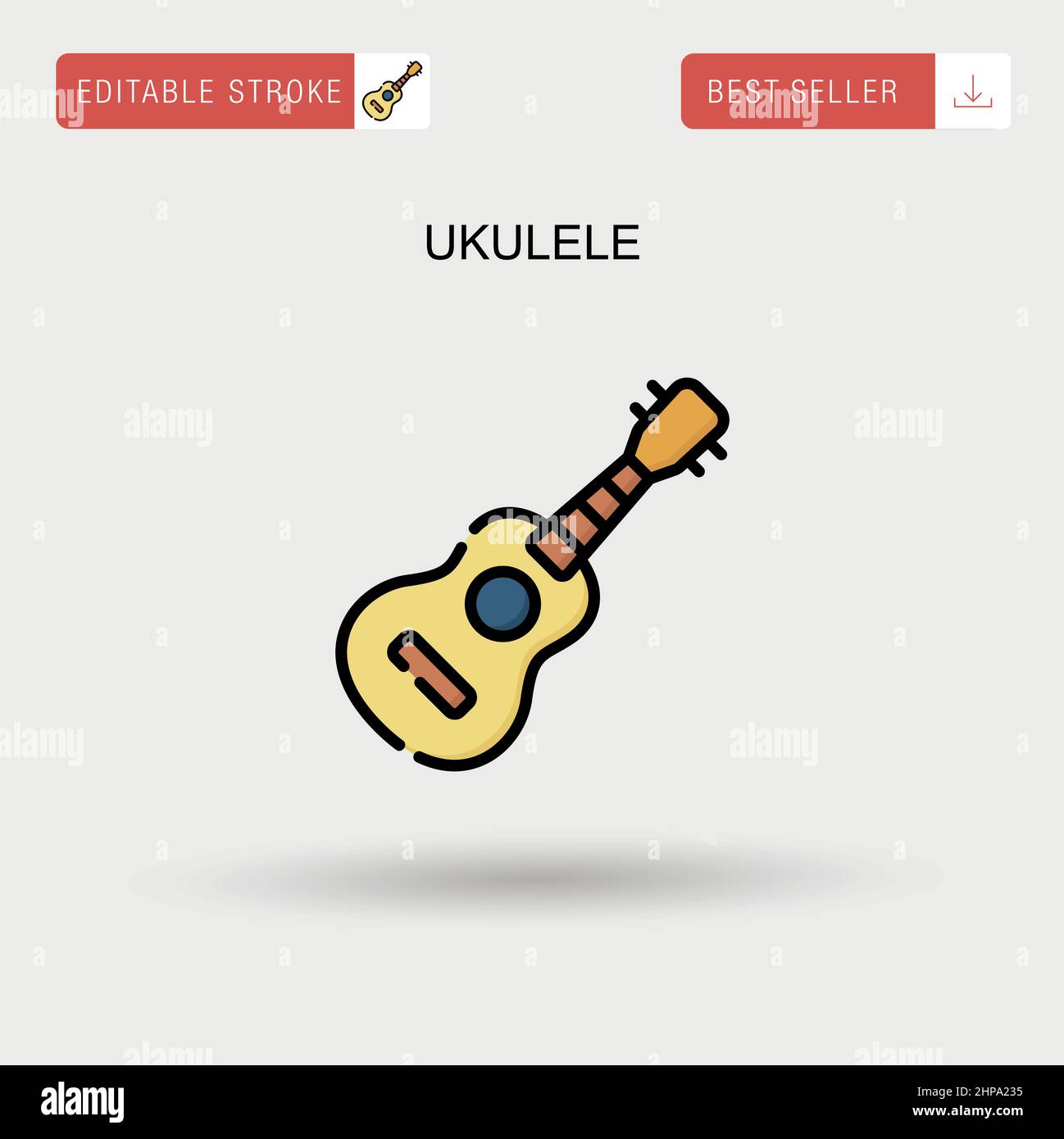 Ukulele hawaiian Stock Vector Images - Alamy
