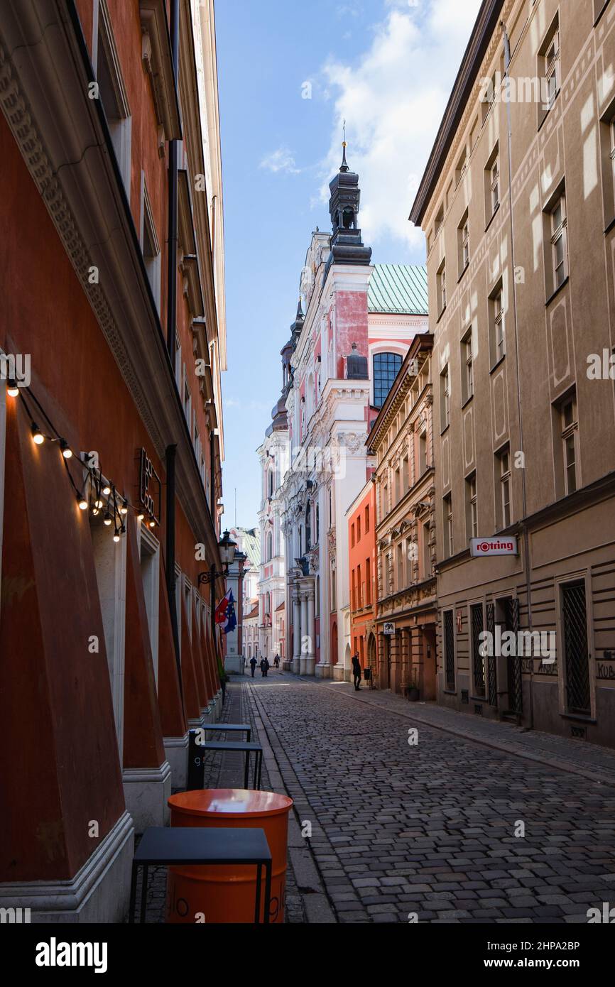 Poznan, Poland - Old Town, architecture details close to the historical ...