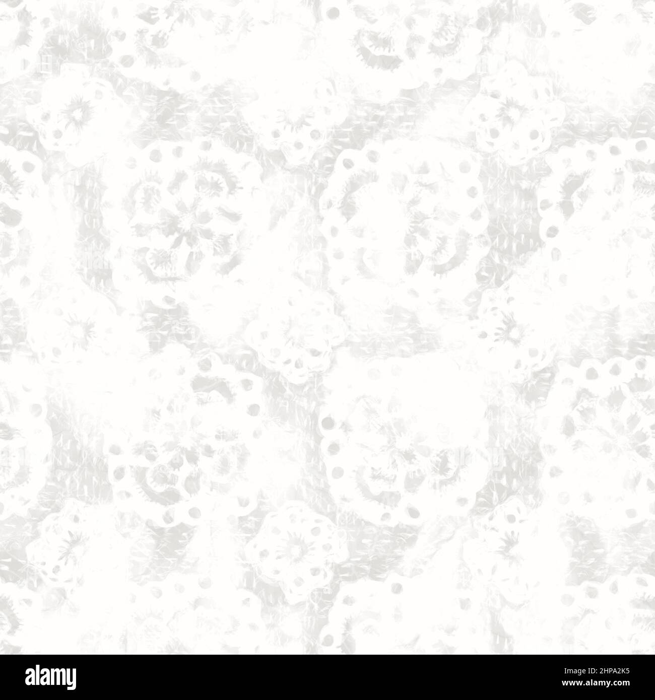 White on white mottled rice paper texture with patterned inclusions ...