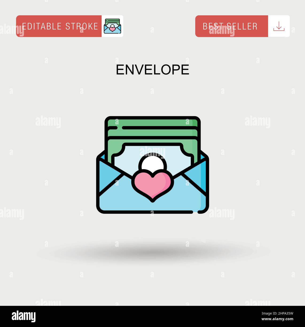 Envelope paper Stock Vector Images - Alamy