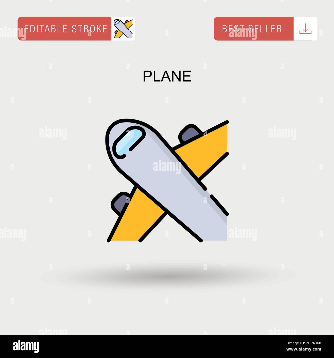 Air plane view Stock Vector Images - Alamy