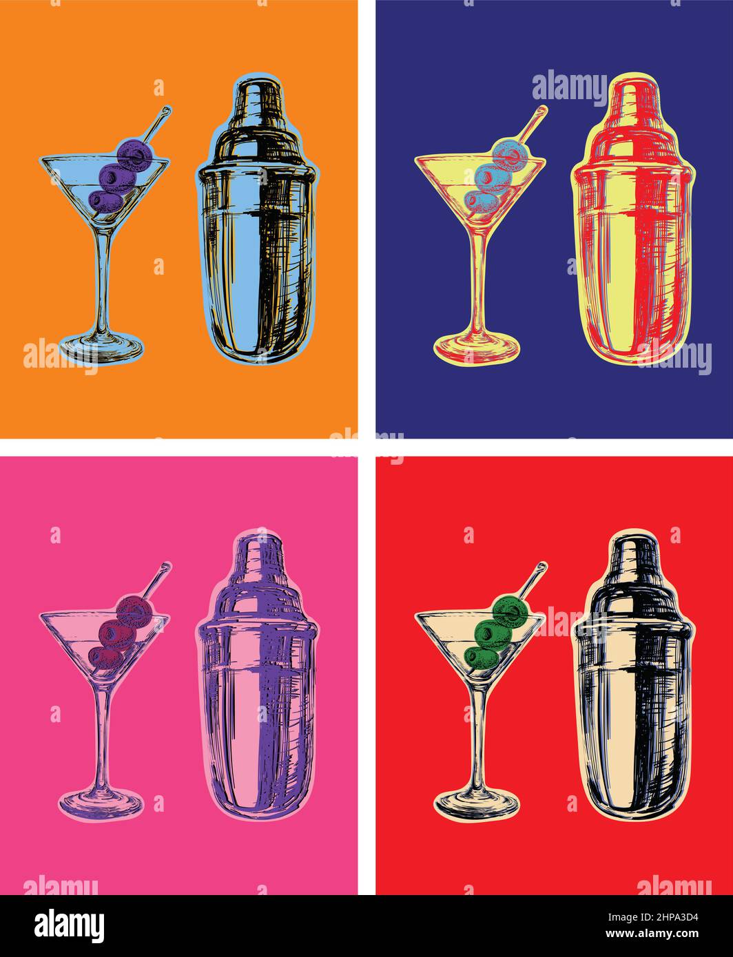 Cocktail Shaker Drawing