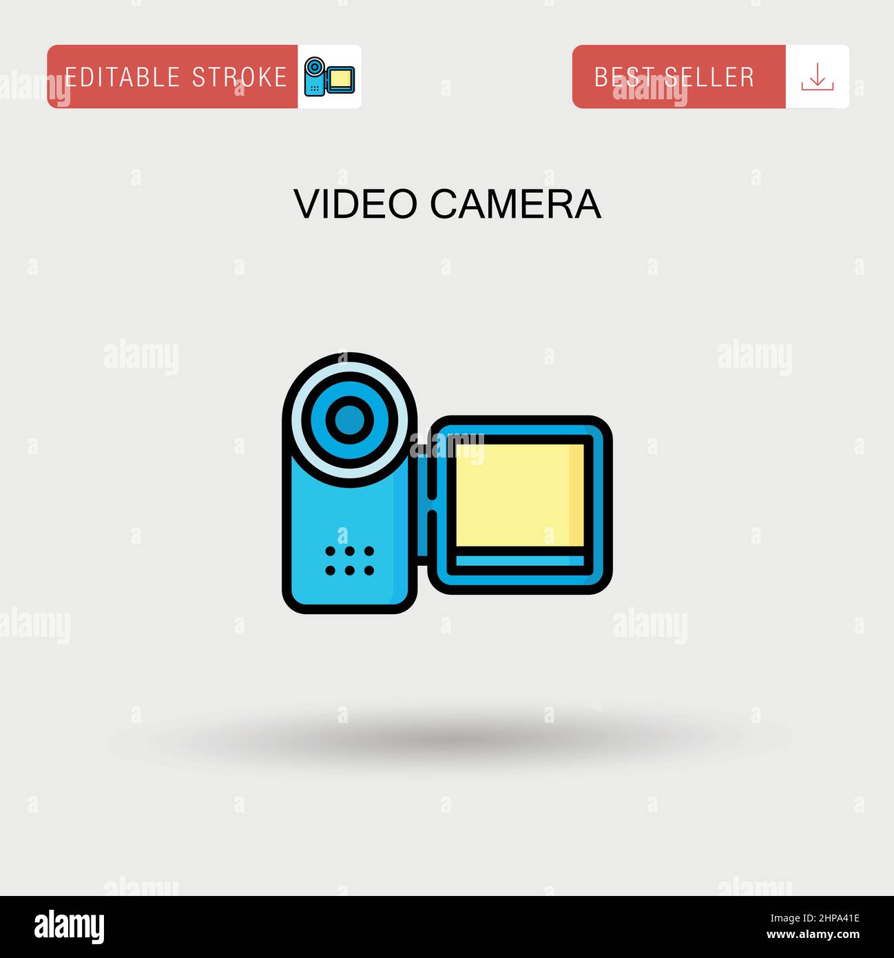 Professional video equipment Stock Vector Images - Alamy