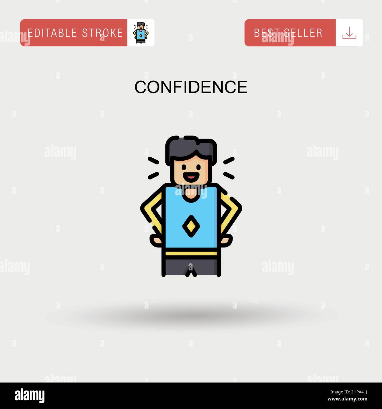 Self Confidence Stock Vector Images - Alamy