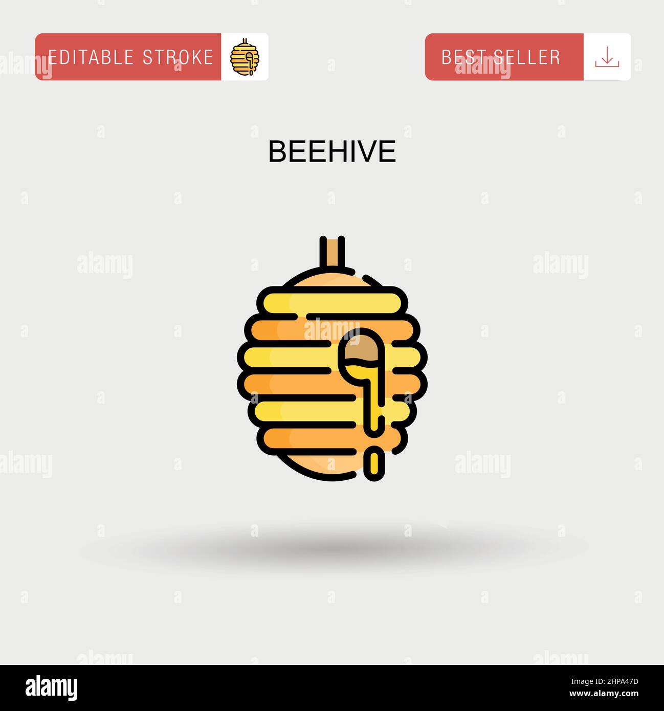 Natural beehive Stock Vector Images - Alamy