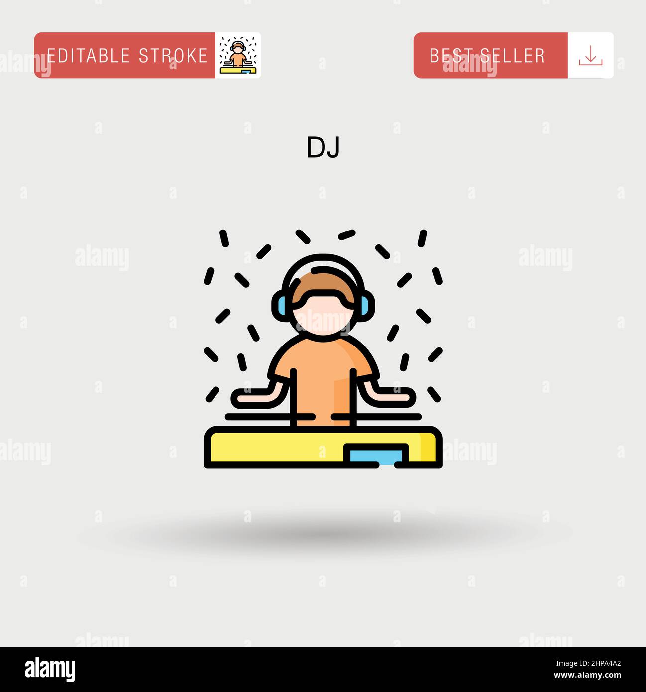 Dj show Stock Vector Images - Alamy