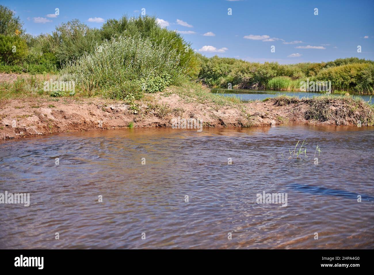 beautiful lake with clear and transparent water Stock Photo - Alamy
