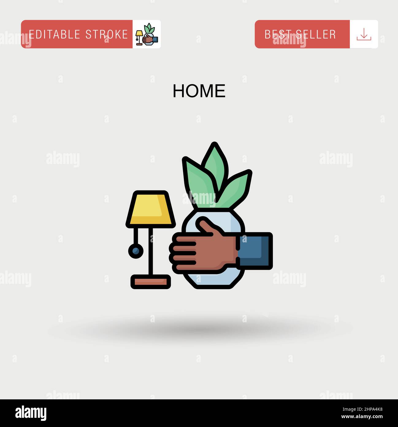 Home Simple vector icon Stock Vector Image & Art - Alamy