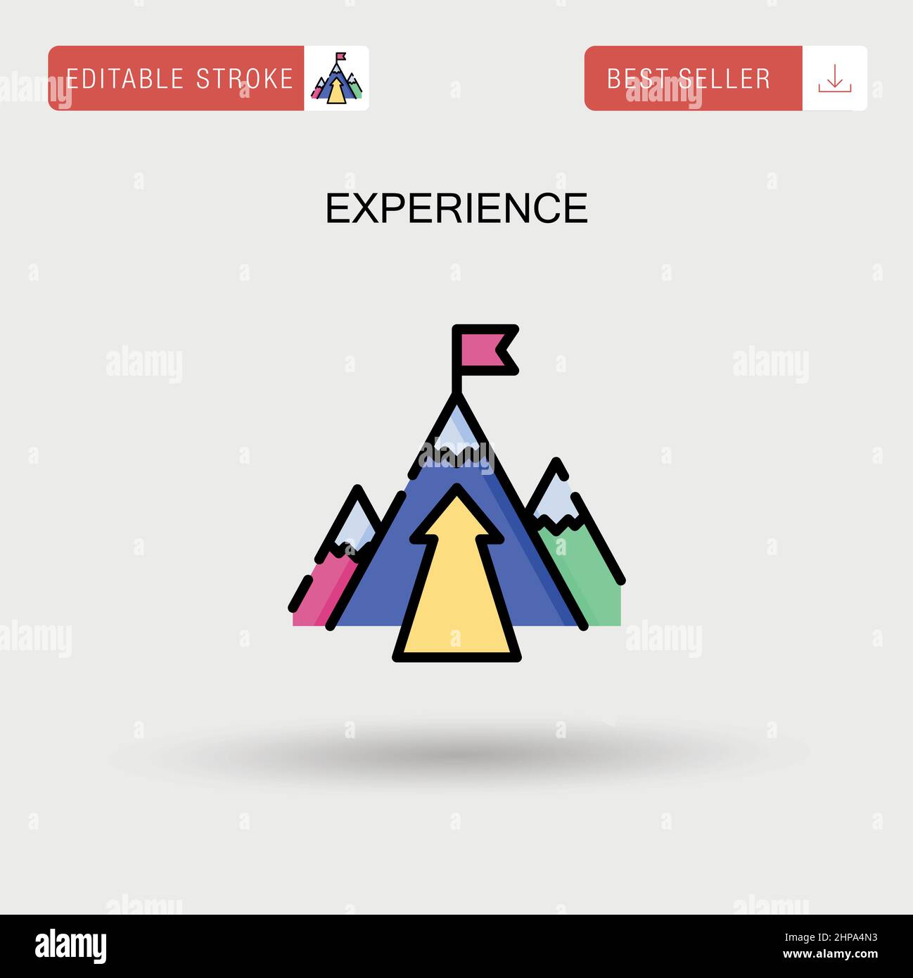 Experience icon hi-res stock photography and images - Alamy