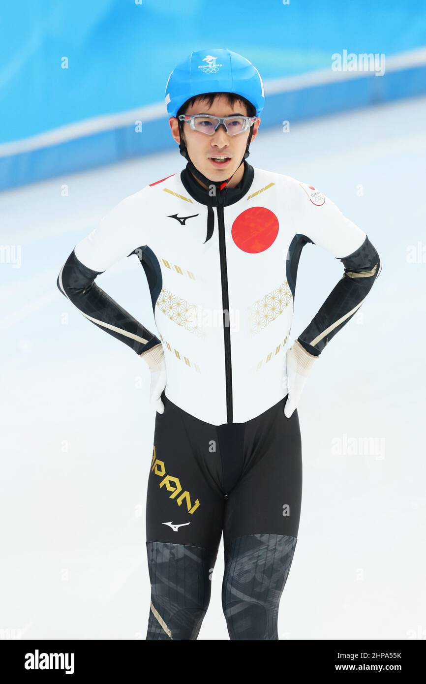 Beijing, China. 19th Feb, 2022. Ryosuke Tsuchiya (JPN) Speed Skating ...