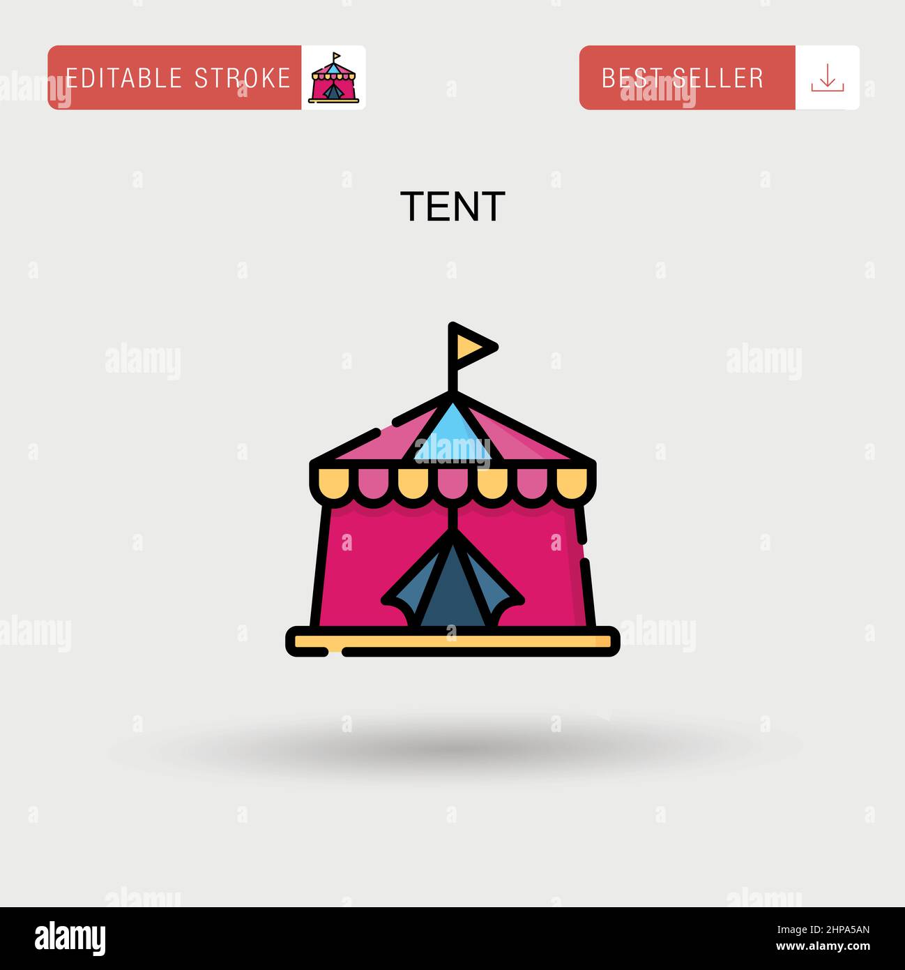 Tent display Stock Vector Images - Alamy