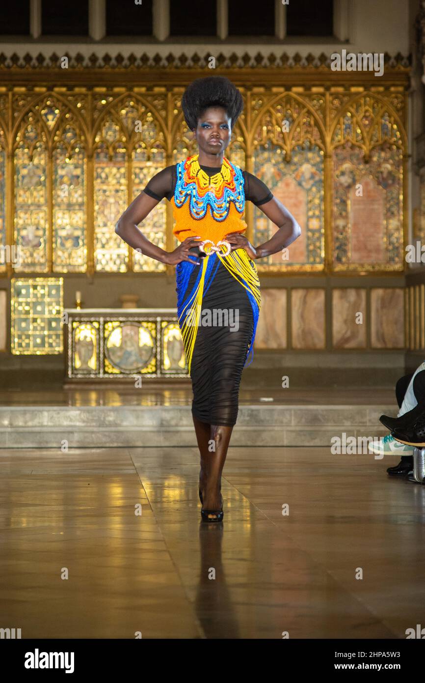 19th February 2022. Celebs Flock to Fashions Finest. Seronga on the ...