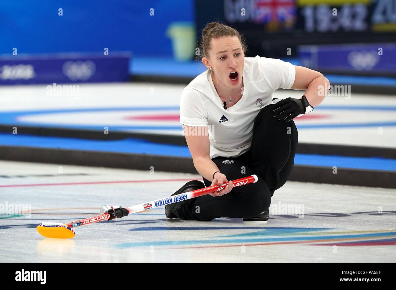 Great Britain's Jennifer Dodds in the Women's Gold Medal Game during ...