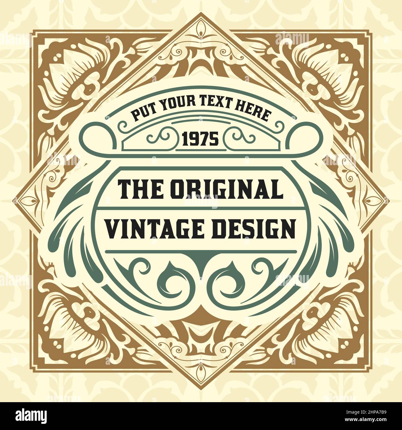 Western card with vintage style Stock Vector Image & Art - Alamy