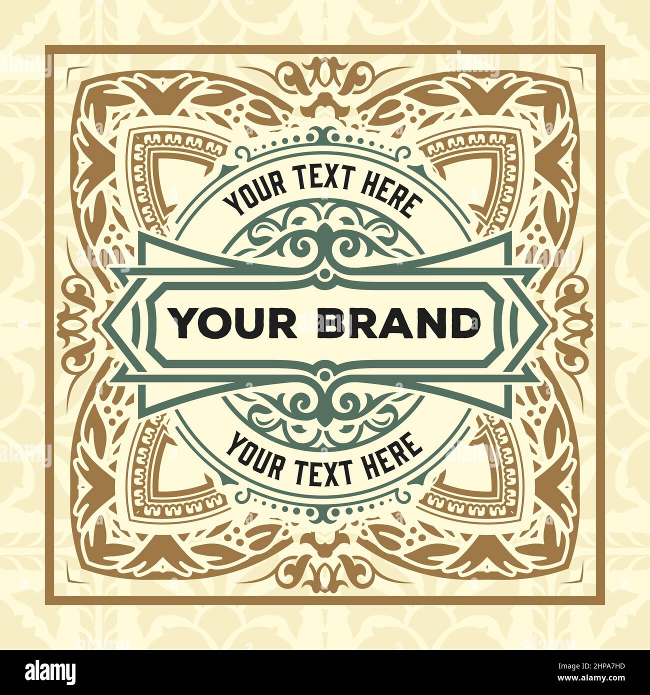 Western card with vintage style Stock Vector Image & Art - Alamy