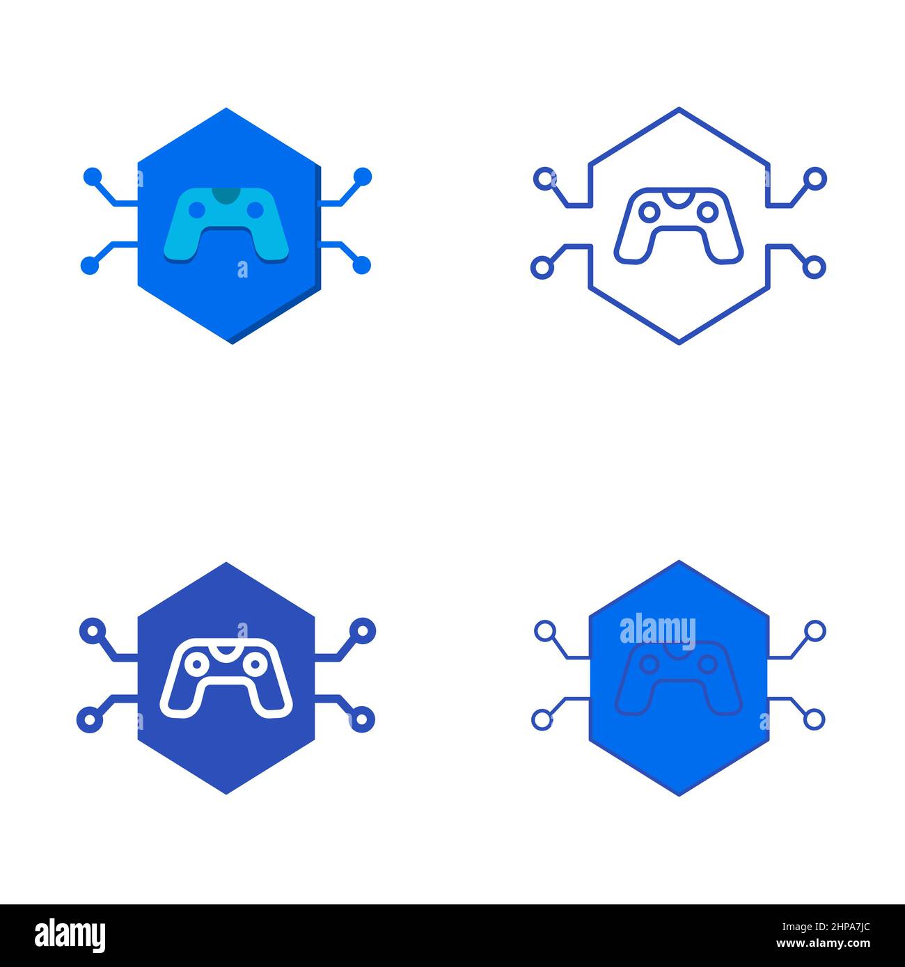 NFT game asset icon set in flat and line style. Non fungible token ...