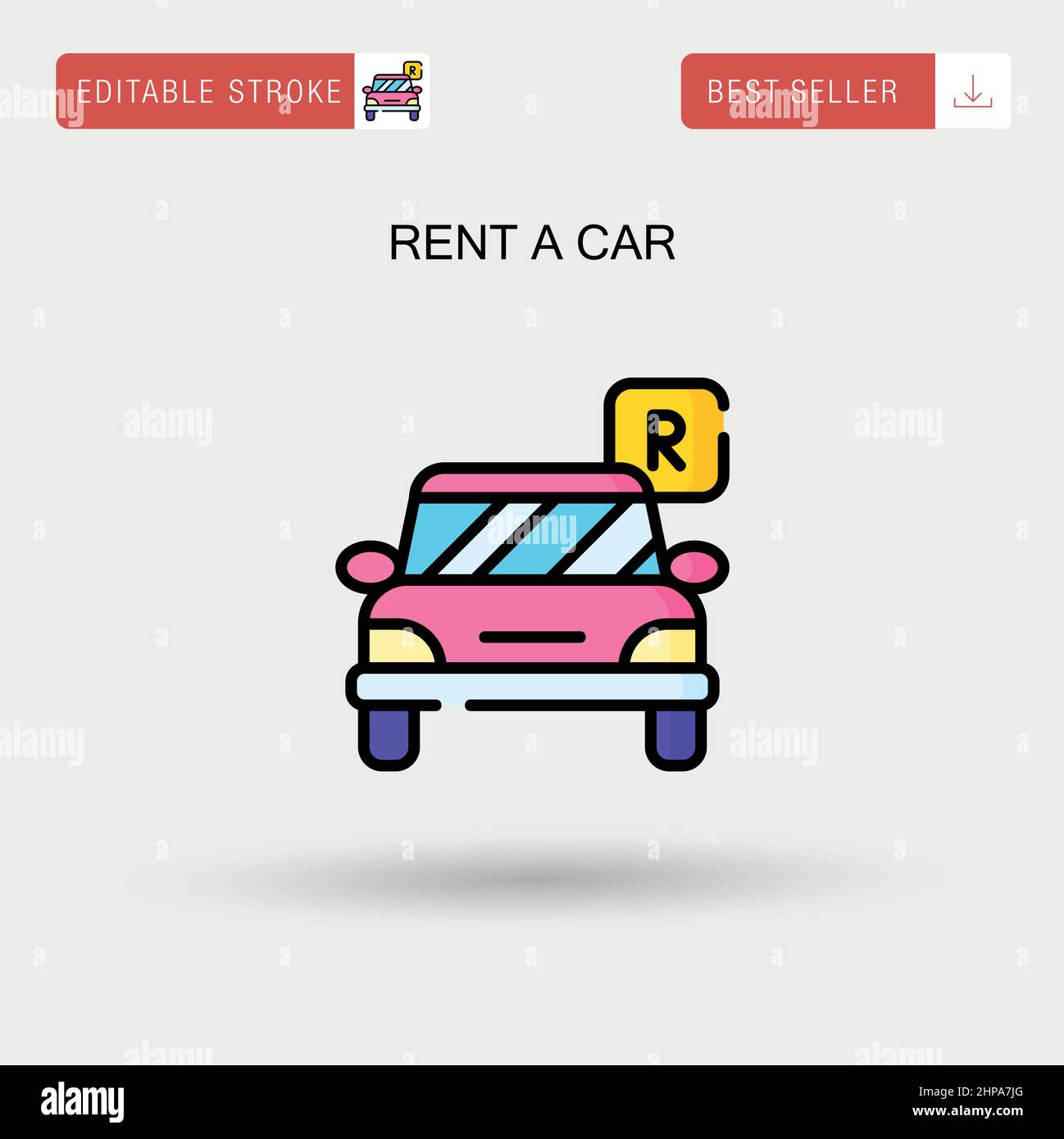 Automobile purchase rental concept Stock Vector Images - Alamy
