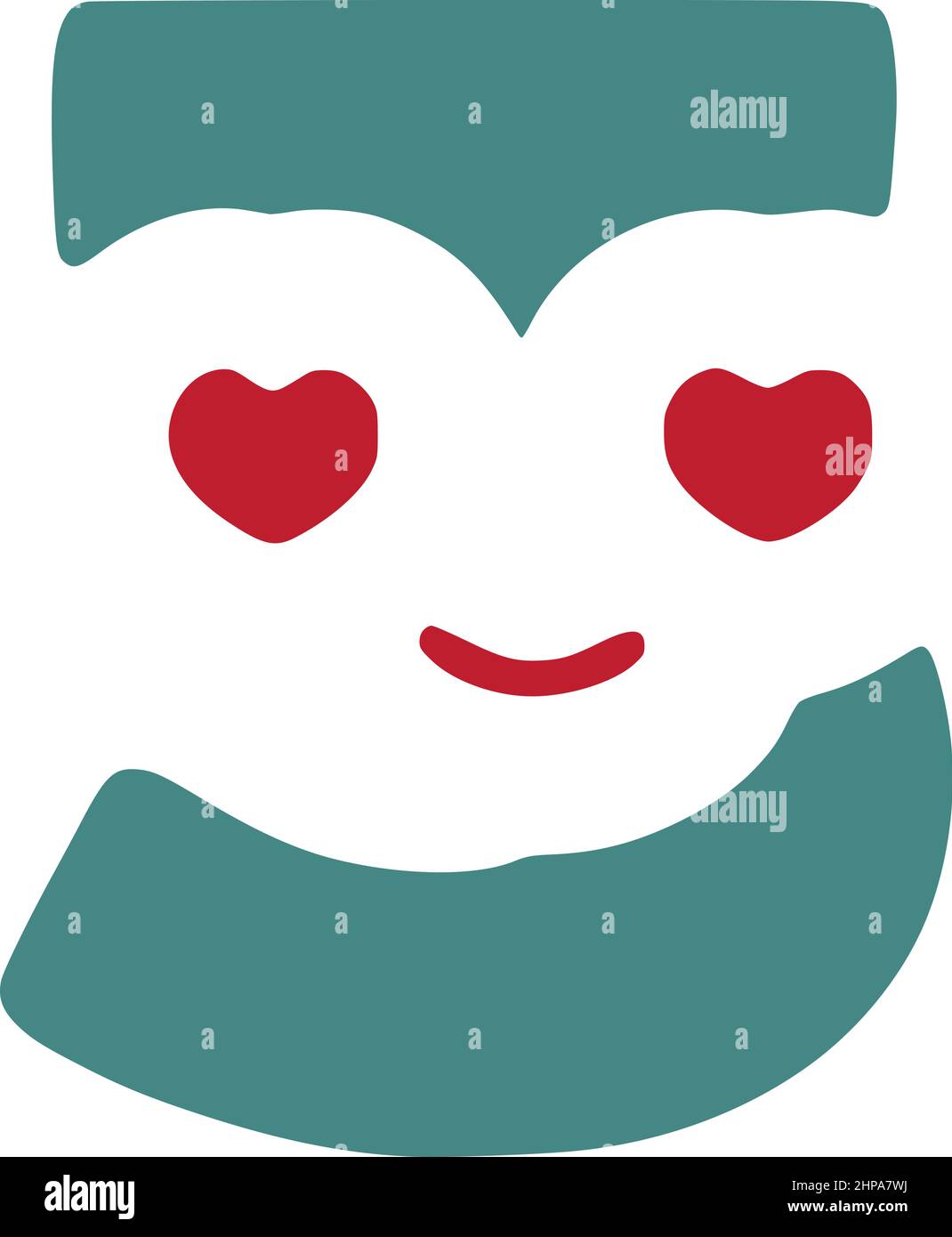 Number 3 in love cute smiley in doodle style Stock Vector Image & Art ...