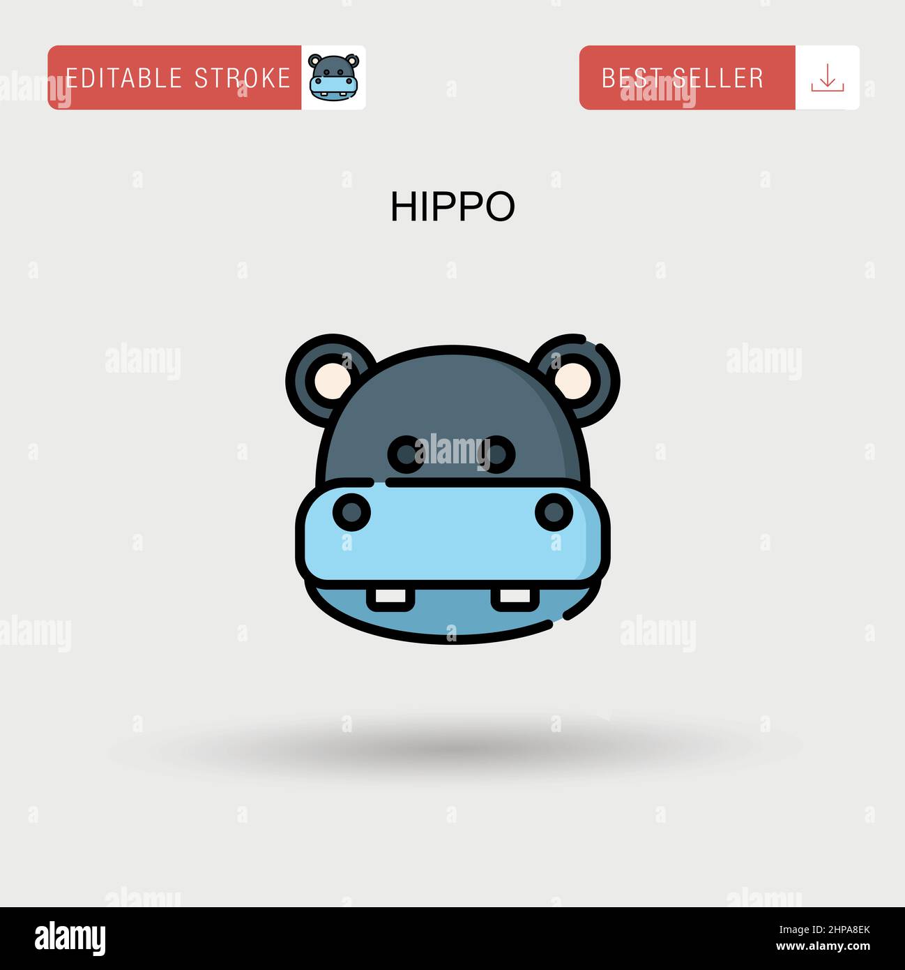 Hippo mouth Stock Vector Images - Alamy